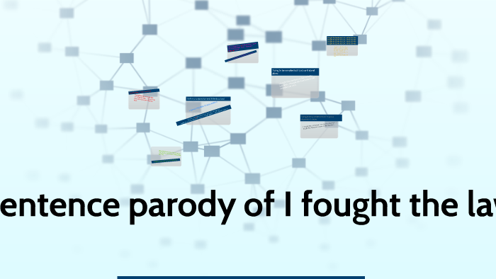 I fought the rules sentence parody of I fought the law by Tristan ...