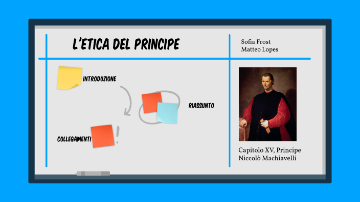 L’etica del principe by Sofia Frost on Prezi