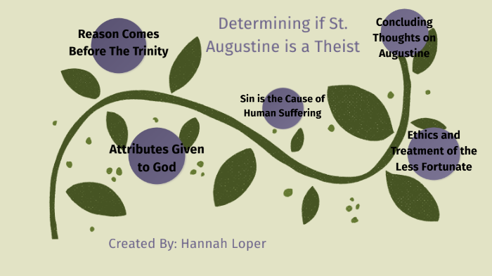 Determining If St. Augustine is a Theist by Hannah Loper on Prezi