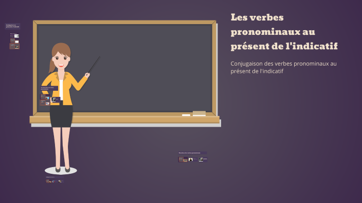 Les verbes pronominaux au présent de l'indicatif by Hafid Nadia on Prezi