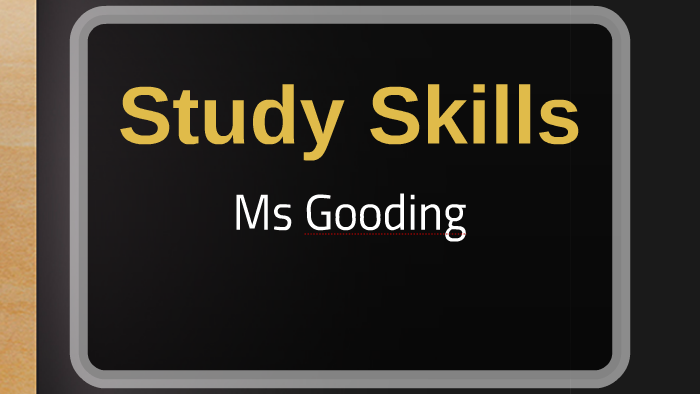 Study Skills by Rachel Gooding on Prezi