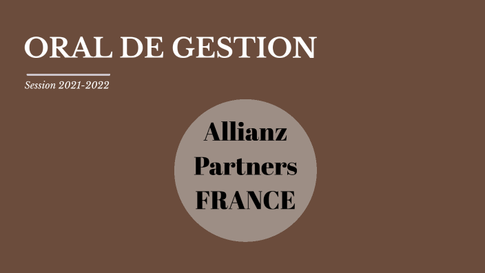 Oral de gestion by Iness Tahiri on Prezi