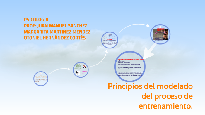 Principios del modelado del proceso de entrenamiento. by margarita ...