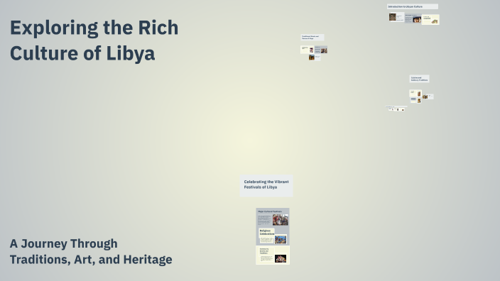 Exploring the Rich Culture of Libya by Ismahan Mohamed on Prezi