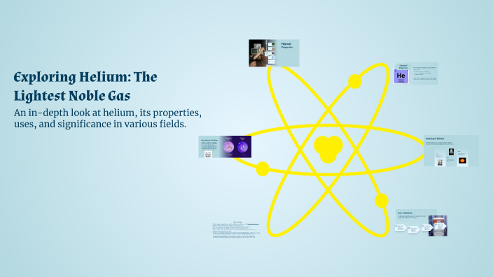 Exploring Helium: The Lightest Noble Gas by Elizabeth Jordan on Prezi