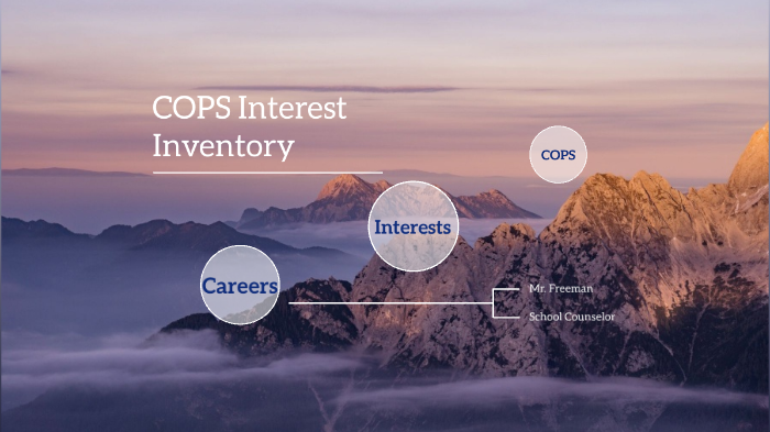 COPS Interest Inventory by Jeremy Freeman on Prezi