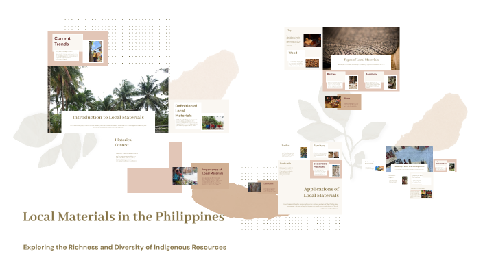 Local Materials in the Philippines by Marian Inoc on Prezi