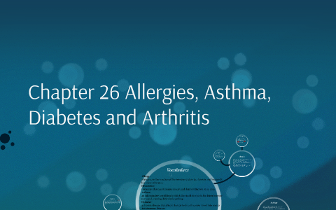 Chapter 26 Allergies, Asthma, Diabetes and Arthritis by Jensen Spry on ...
