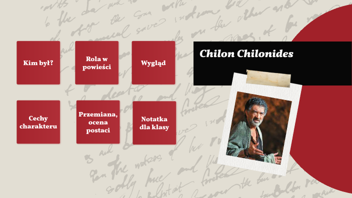 Chilon Chilonides by Oliwia . on Prezi