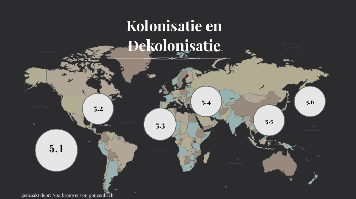 Kolonisatie en dekolonisatie by n bv on Prezi