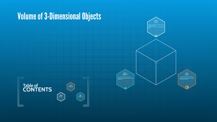 Volume of 3-Dimensional Objects by Daniel Hagemeier