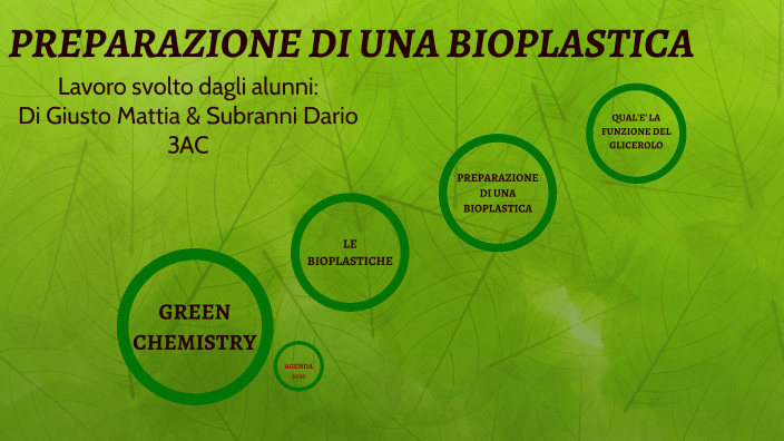 Preparazione di una bioplastica by Dario Subranni on Prezi