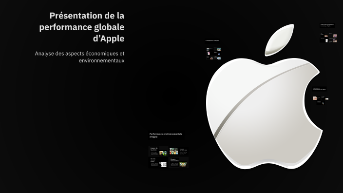 Présentation de la performance globale d’Apple by Sacha Lambert on Prezi