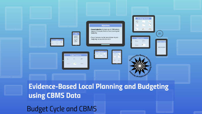 Evidence-Based Local Planning and Budgeting using CBMS Data by Steffie ...