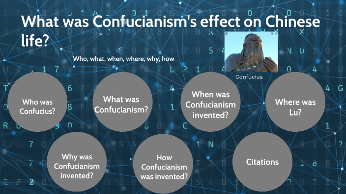 What was Confucianism's effect on Chinese life? by JACKSON KLIPSTEIN on ...