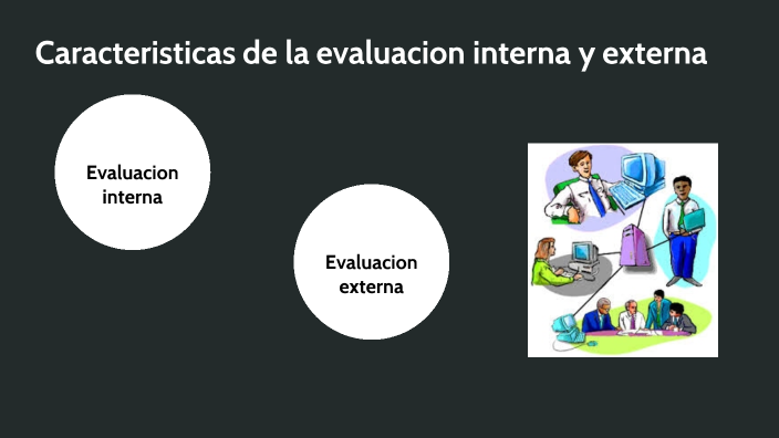 Características de la evaluación interna y externa by Christian Salazar on Prezi