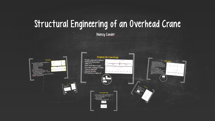 Structural Engineering of an Overhead Crane by Nancy Conder on Prezi