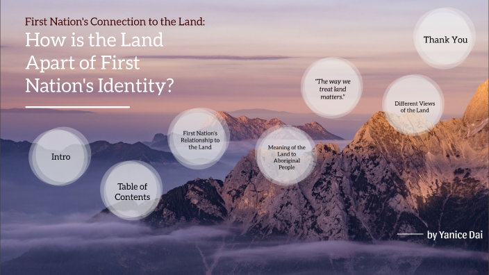 First Nations' Connection to the Land - Yanice Dai by Yanice Dai on Prezi