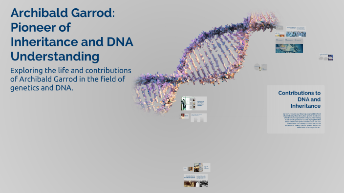 Archibald Garrod: Pioneer of Inheritance and DNA Understanding by ...