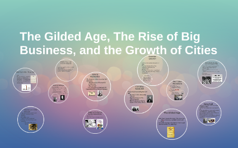 The Gilded Age, The Rise of Big Business, and the Growth of by Dana ...