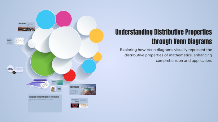 Understanding Distributive Properties through Venn Diagrams by Muhammad ...