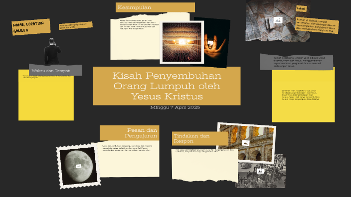 Kisah Penyembuhan Orang Lumpuh oleh Yesus Kristus by leopold baginda on ...