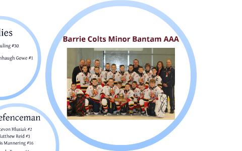 Barrie Colts Minor Bantam AAA by andrew couling on Prezi