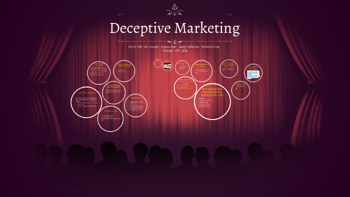 What is deceptive marketing? by on Prezi