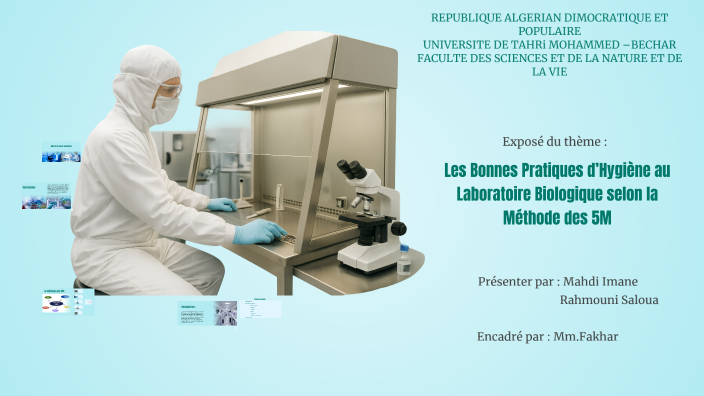 Les Bonnes Pratiques d’Hygiène au Laboratoire Biologique selon la ...