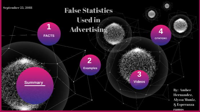 false statistics used in advertisements by amber Hernandez on Prezi