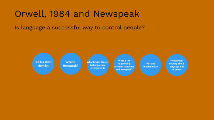 Orwell, 1984 and Newspeak, by Daniele Giuliano on Prezi
