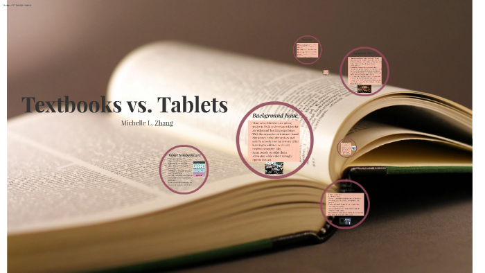 Tablets v. Textbooks by Michelle Zhang on Prezi