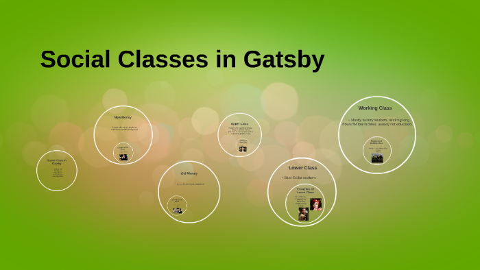 Social Class in Gatsby by Jessica Schnur