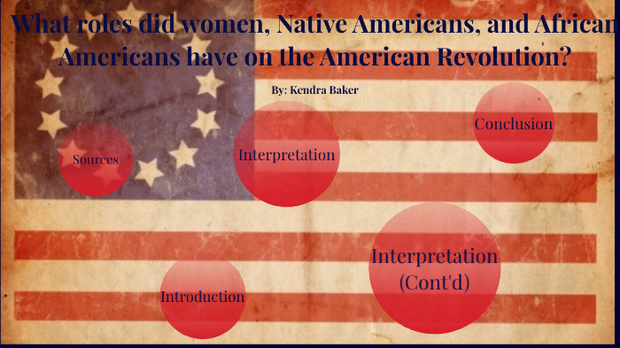 What roles did women, Native Americans, and African Americans have on ...