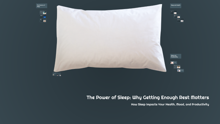 The Power of Sleep: Why Getting Enough Rest Matters by Singha ...