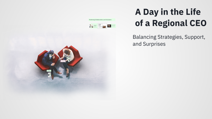 A Day in the Life of a Regional CEO by Brooke Berg on Prezi