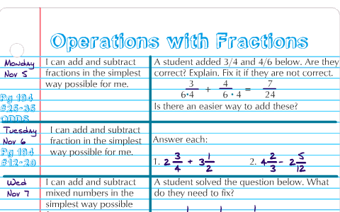Basic - Fractions and Mixed Numbers by Keri Wendt on Prezi