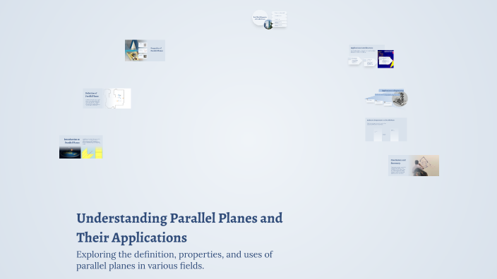 Understanding Parallel Planes and Their Applications by diana curicheri ...