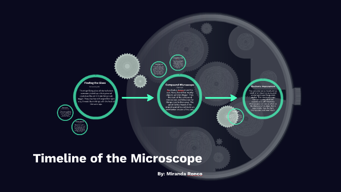 Timeline of the Microscope by miranda ronco
