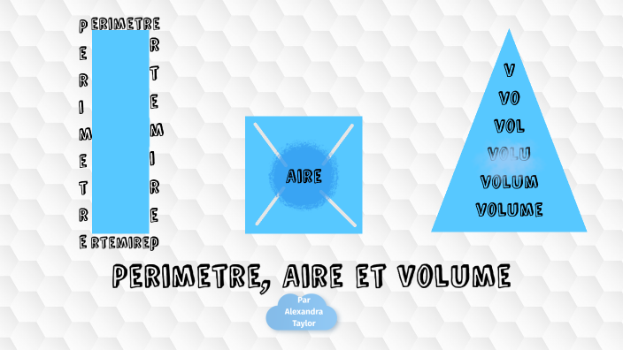 Le perimetre, aire et volume by Alexandra Taylor on Prezi