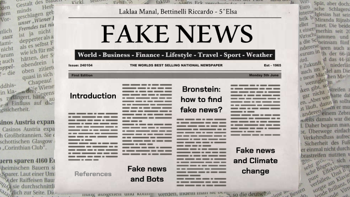 Fake News by RICCARDO BETTINELLI on Prezi
