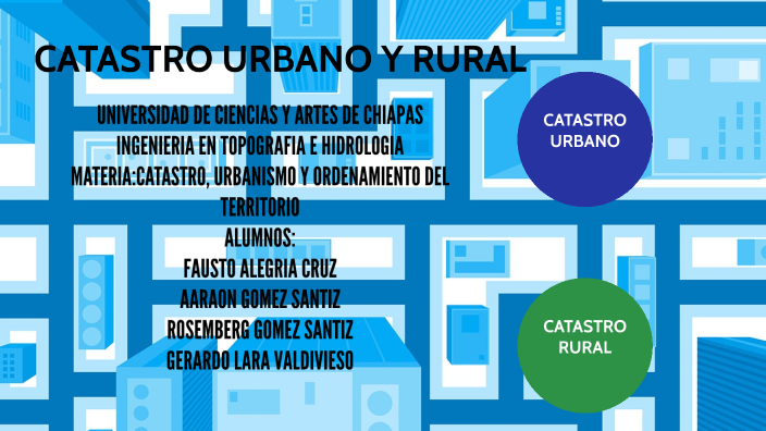 CATASTRO URBANO Y RURAL by Fausto Alegria Cruz on Prezi
