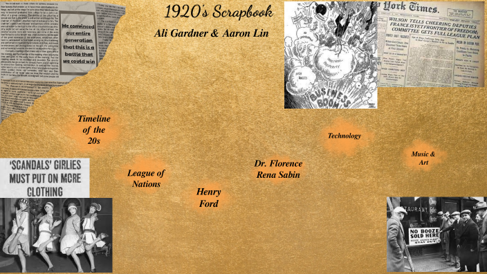 1920s Scrapbook by Alicia Gardener on Prezi