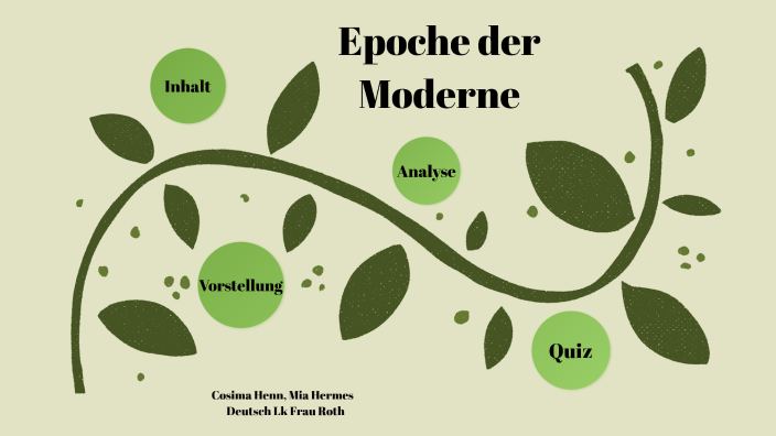 Epoche Moderne by Mia Hermes on Prezi