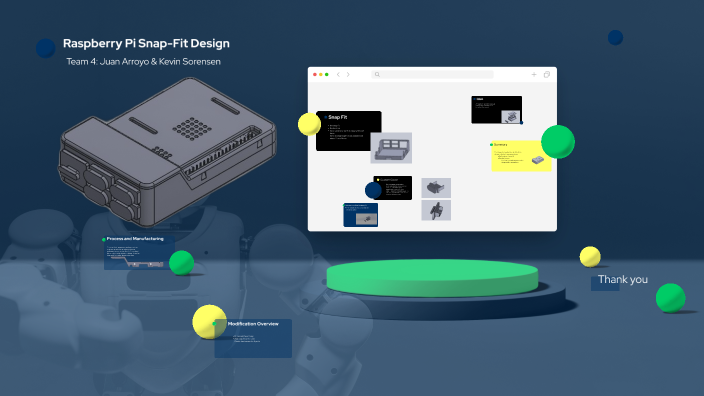 Raspberry Pi Snap-fit Design by Juan Arroyo on Prezi