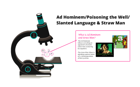 Ad Hominem/Poisoning the Well/Slanted Language & Straw Man by 5HRAP ...