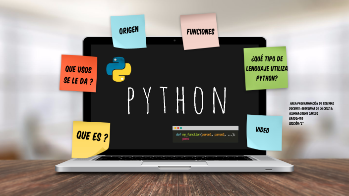 python by marilu valery cosme carlos on Prezi