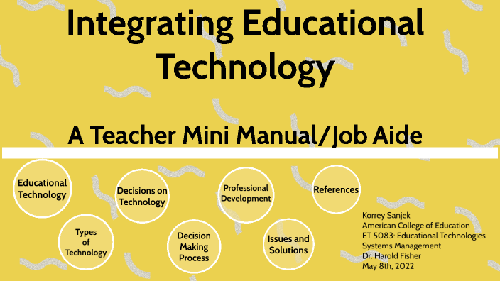 ET 5083 Module 4 Application by Korrey Sanjek on Prezi