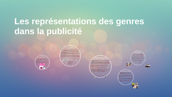 Les représentations des genres dans la publicité by Justine Gevrey on Prezi
