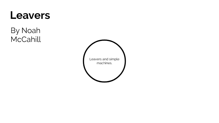 simple machines and leavers. by Noah McCahill on Prezi
